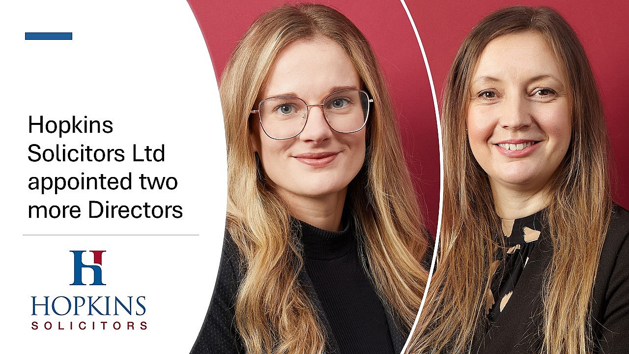 Hopkins Solicitors Ltd appointed two more Directors - Nottingham-Law-Society