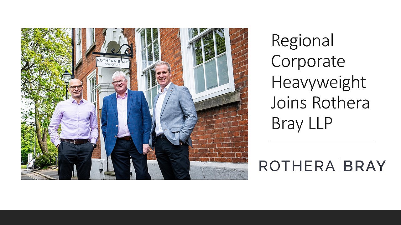 Regional Corporate Heavyweight Joins Rothera Bray LLP - Nottingham-Law ...