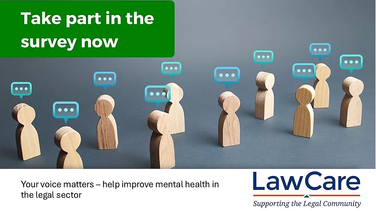 Your voice matters – help improve mental health in the legal sector ...
